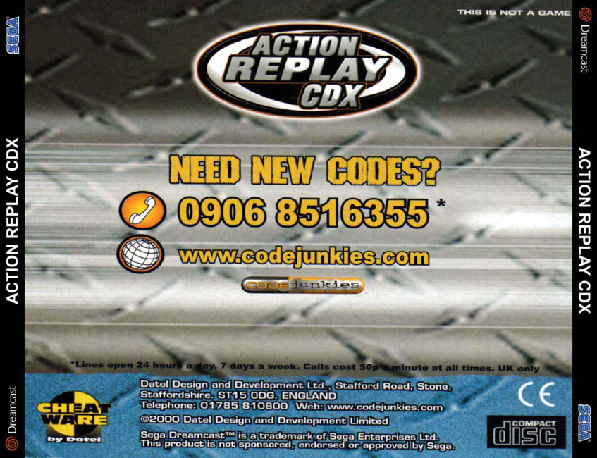 Sega Dreamcast Codes Game Covers Box Scans Box Art CD Labels Cart Labels