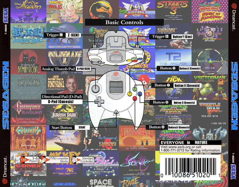 Sega Dreamcast Emulators Game Covers Box Scans Box Art CD Labels Cart ...