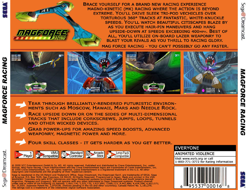 Sega Dreamcast Games CUSTOM m Game Covers Box Scans Box Art CD Labels ...