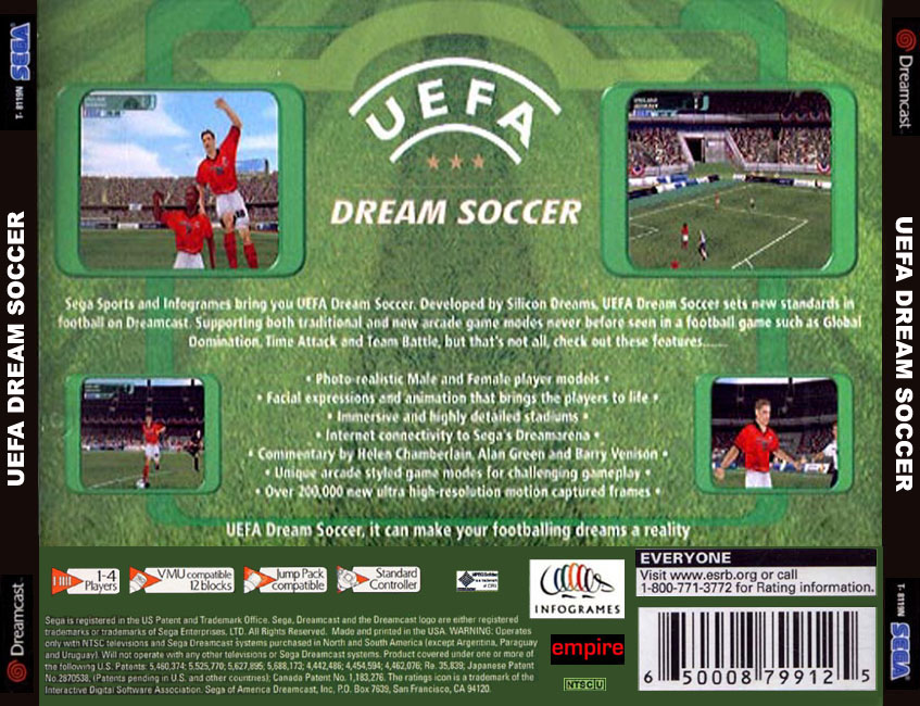 Sega Dreamcast Games CUSTOM u Game Covers Box Scans Box Art CD Labels ...