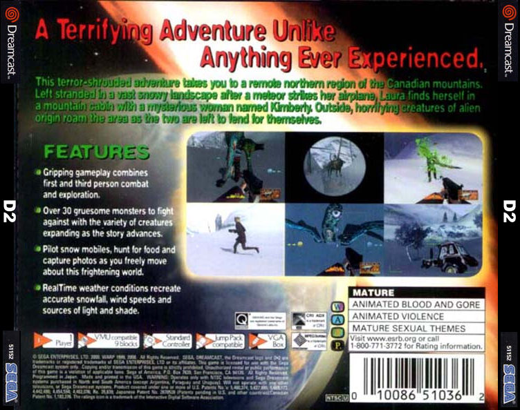 Sega Dreamcast Games USA d Game Covers Box Scans Box Art CD Labels Cart ...