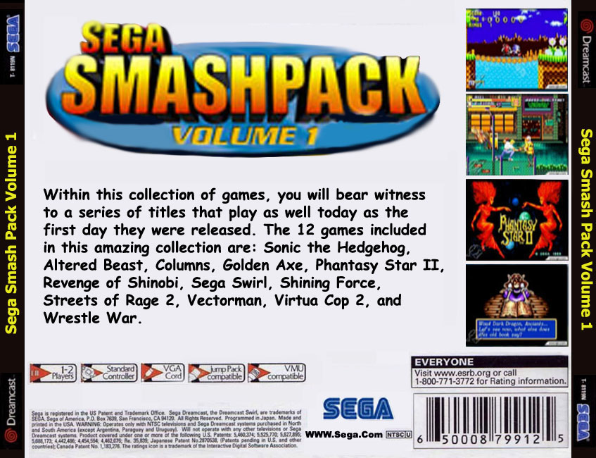 Sega Dreamcast Games USA s Game Covers Box Scans Box Art CD Labels Cart ...