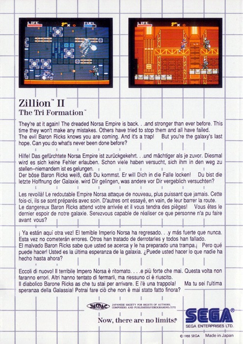 Sega Master System Z Game Covers Box Scans Box Art CD Labels Cart Labels