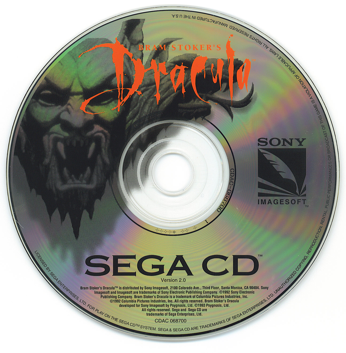 Sega Mega CD Disc Scans Game Covers Box Scans Box Art CD Labels Cart Labels