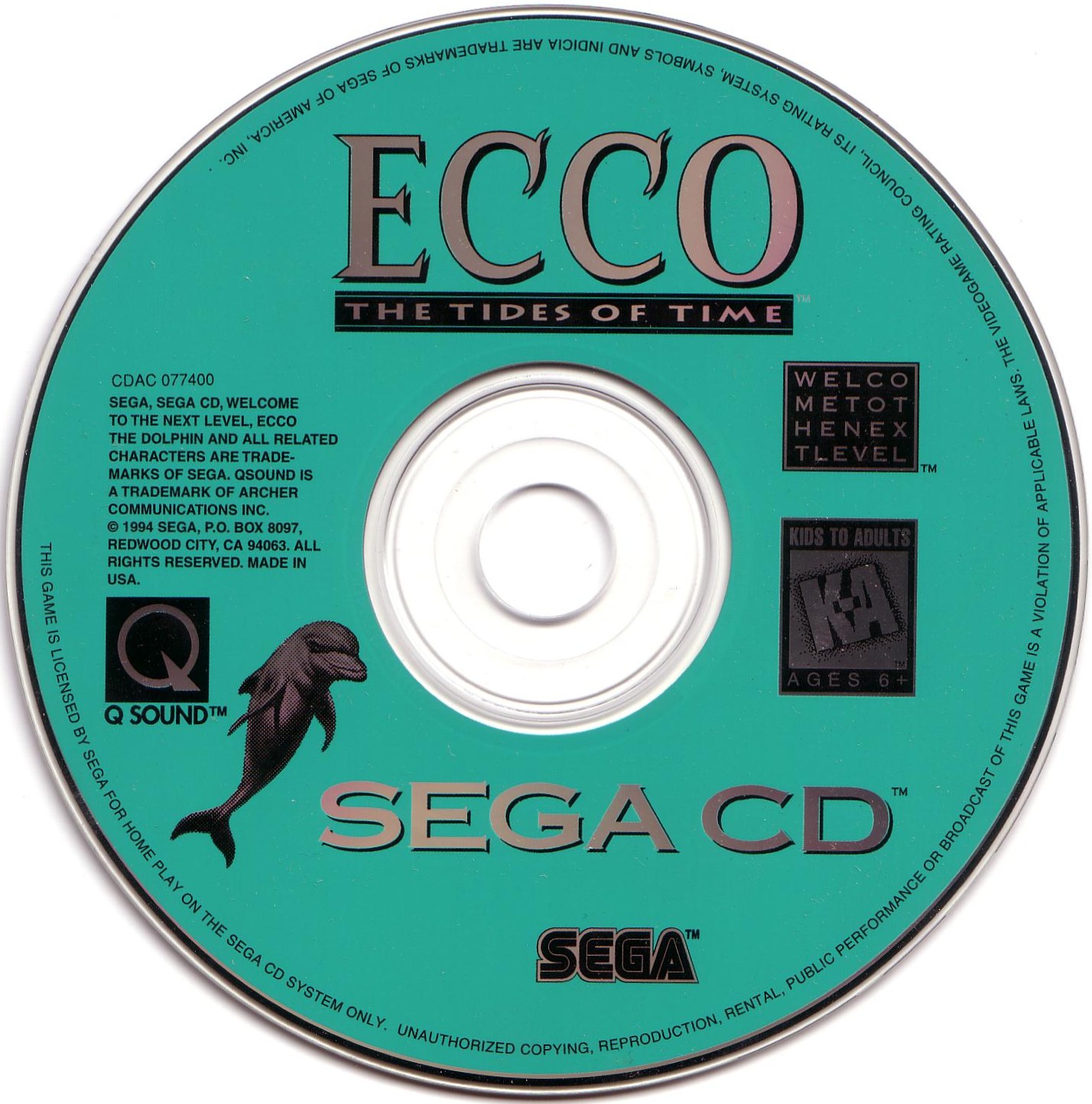 Sega Mega CD Disc Scans e Game Covers Box Scans Box Art CD Labels Cart ...