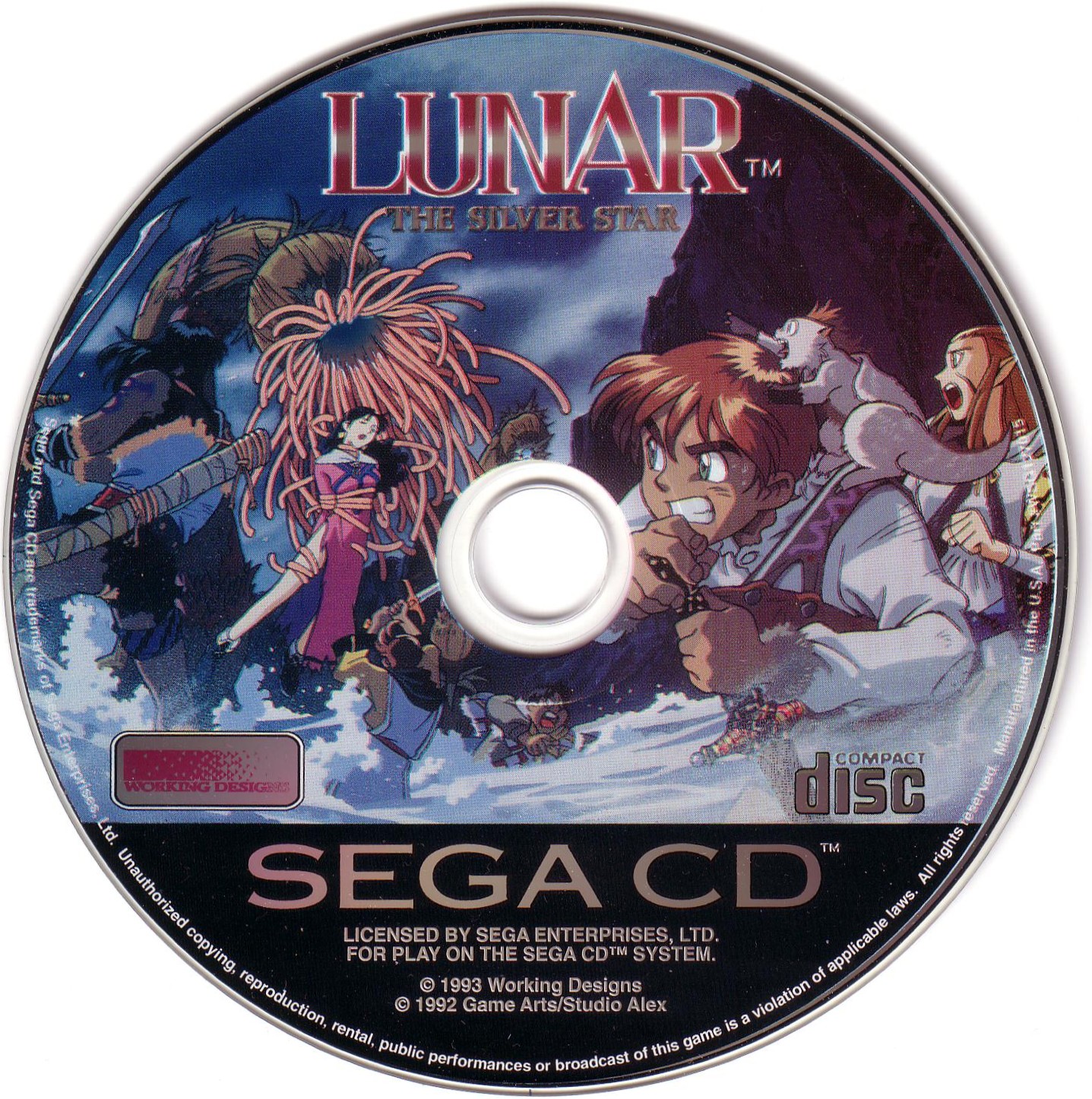 Sega Mega CD Disc Scans l Game Covers Box Scans Box Art CD Labels Cart ...