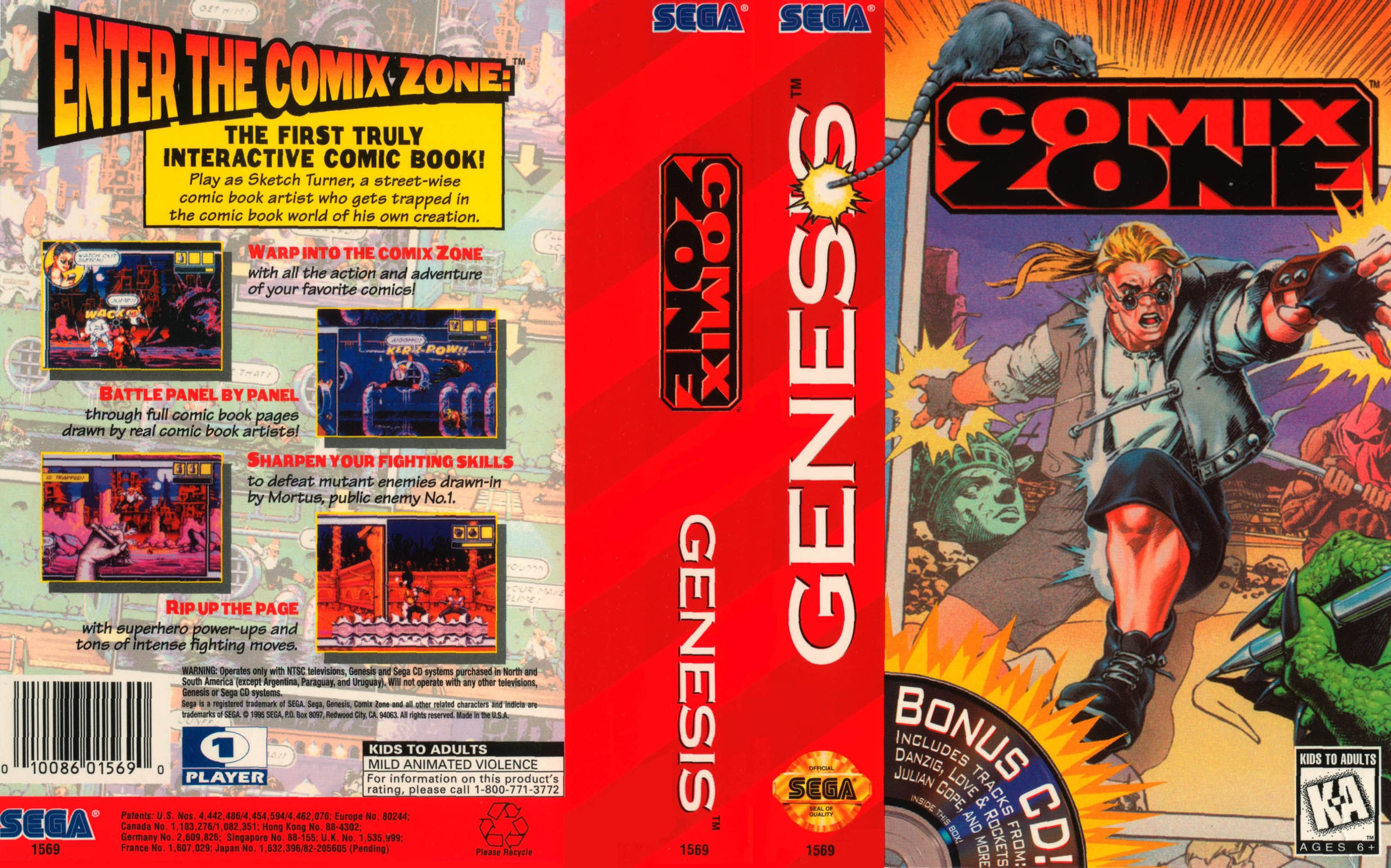 Sega Megadrive Genesis C Game Covers Box Scans Box Art CD Labels Cart ...