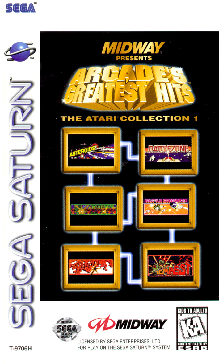 Sega Saturn A Arcades Greatest Hits U Game Covers Box Scans Box Art CD ...