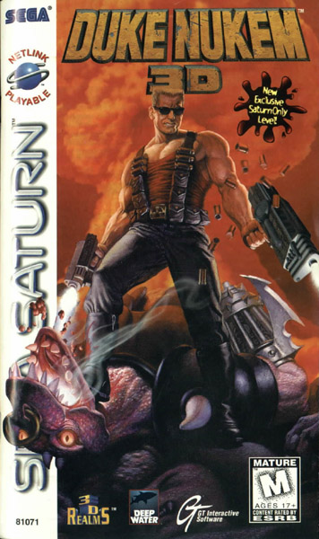 Sega Saturn D Duke Nukem 3D U Game Covers Box Scans Box Art CD Labels ...