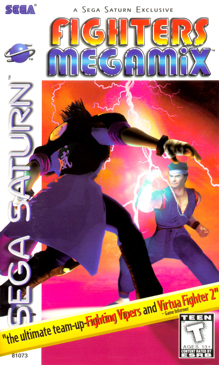 Sega Saturn F Fighters Megamix U Game Covers Box Scans Box Art CD ...