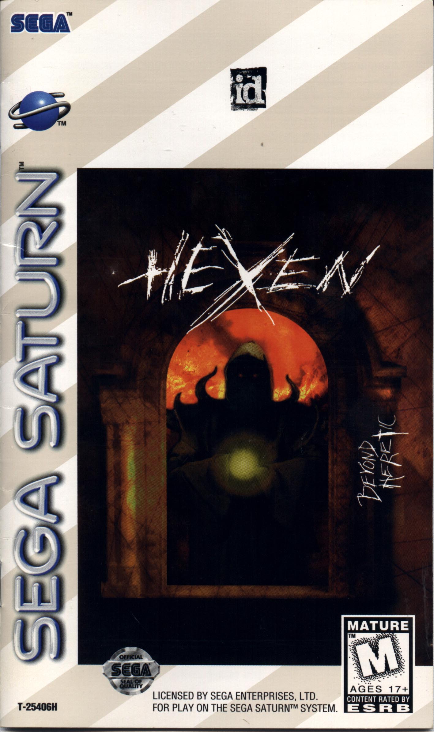 Sega Saturn H Hexen U Game Covers Box Scans Box Art CD Labels Cart Labels