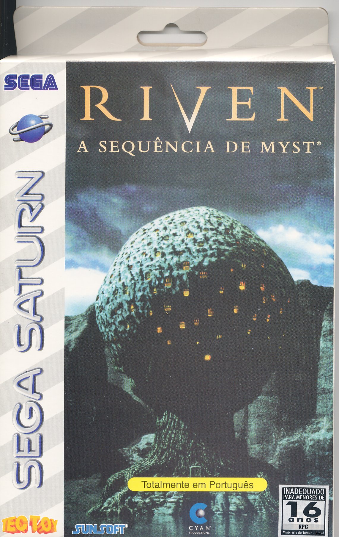 Sega Saturn R Riven The Sequel to Myst B Game Covers Box Scans Box Art ...