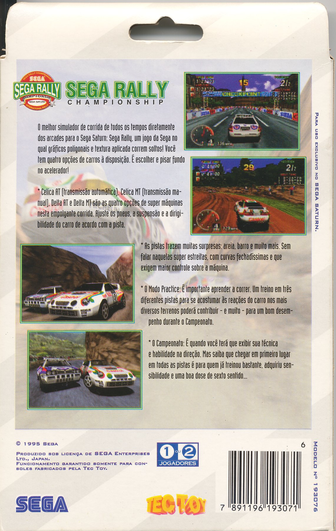 Sega Saturn S Sega Rally Championship B Game Covers Box Scans Box Art ...