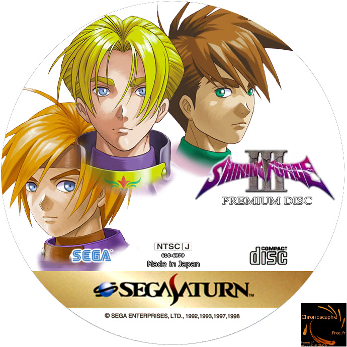 Sega Saturn S Shining Force 3 Premium Disc J Game Covers Box Scans Box ...