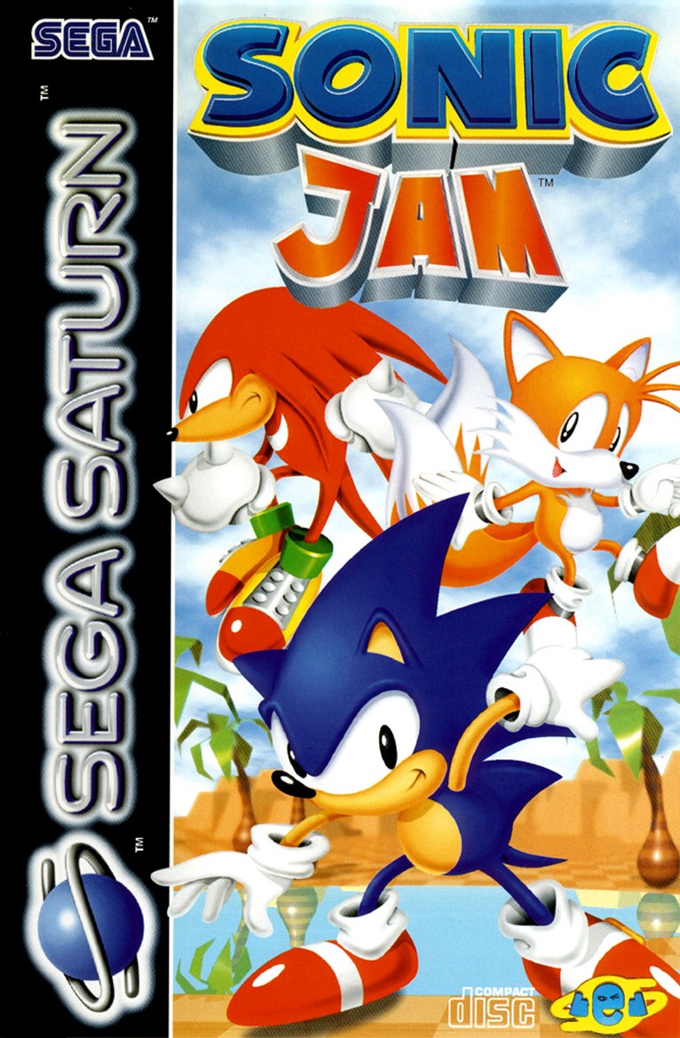 Sega Saturn S Sonic Jam E Game Covers Box Scans Box Art CD Labels Cart ...