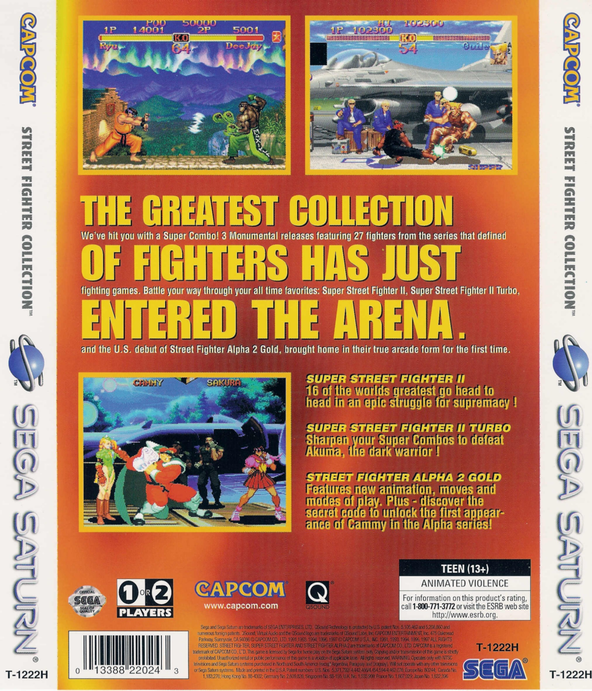 Sega Saturn S Street Fighter Collection U Game Covers Box Scans Box Art ...