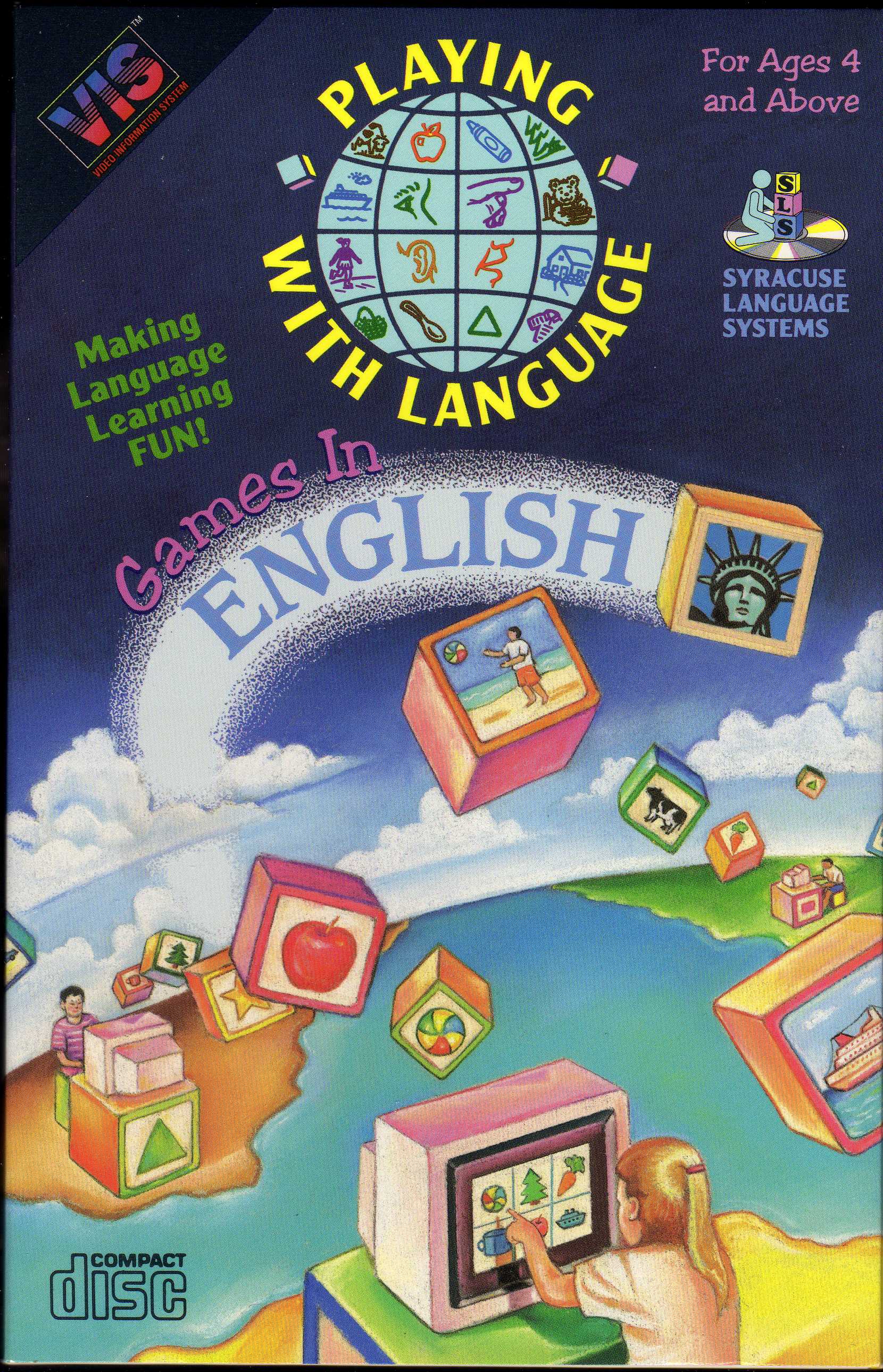 Tandy Radio Shack VIS Playing With Language Games in English vis Game ...