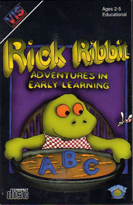 Tandy Radio Shack VIS Rick Ribbit Adventures in Early Learning vis Game ...